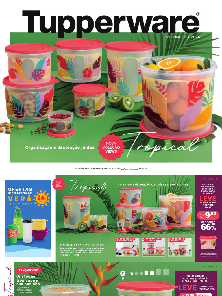 Vitrine Tupperware 01-2024 - Baixa Spread-1 | PDF | Alimentos | Comidas e bebidas