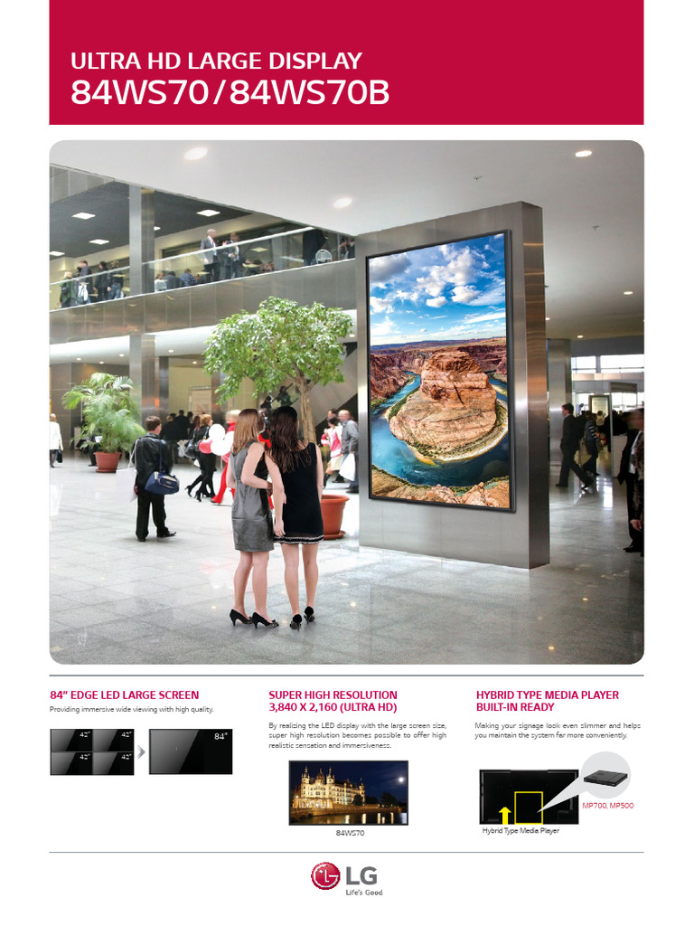 (Leaflet) 84WS70 (Preview) 151002 | PDF | Display Resolution | Image ...