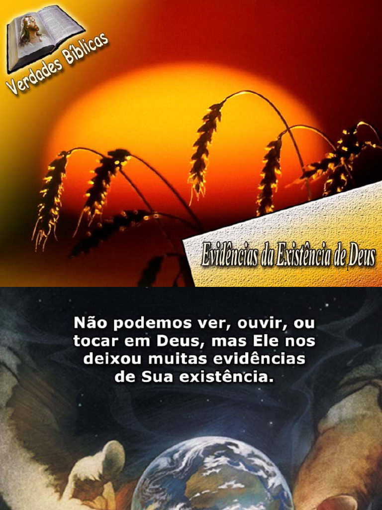 Tema 01 Evidências Da Existência De Deus Pdf
