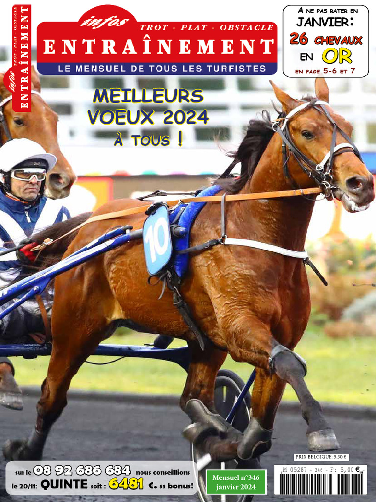 Chevaux à Suivre - Infos Entraînement 2024 | PDF | Equus (genre ...