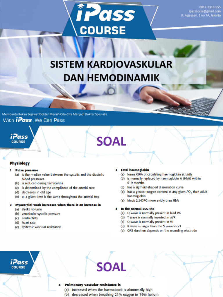 Kardiovaskular Ipass Edit Agustus | PDF | Blood Pressure | Pulse