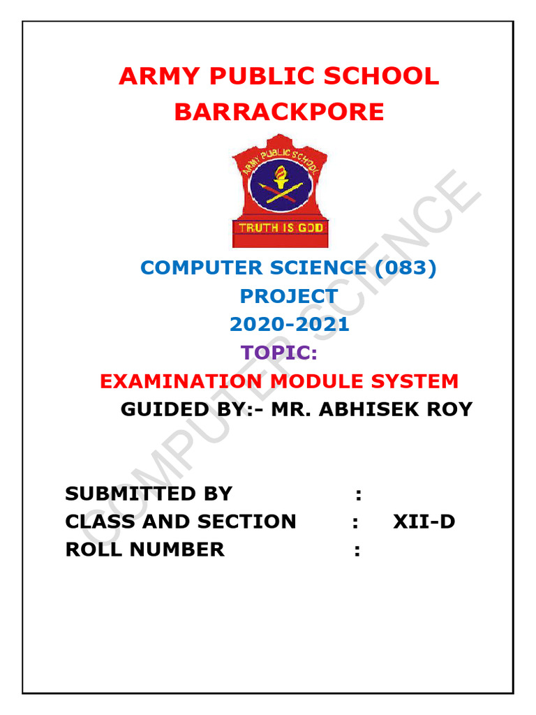 Examination Module System | Download Free PDF | Python (Programming Language) | Modular Programming