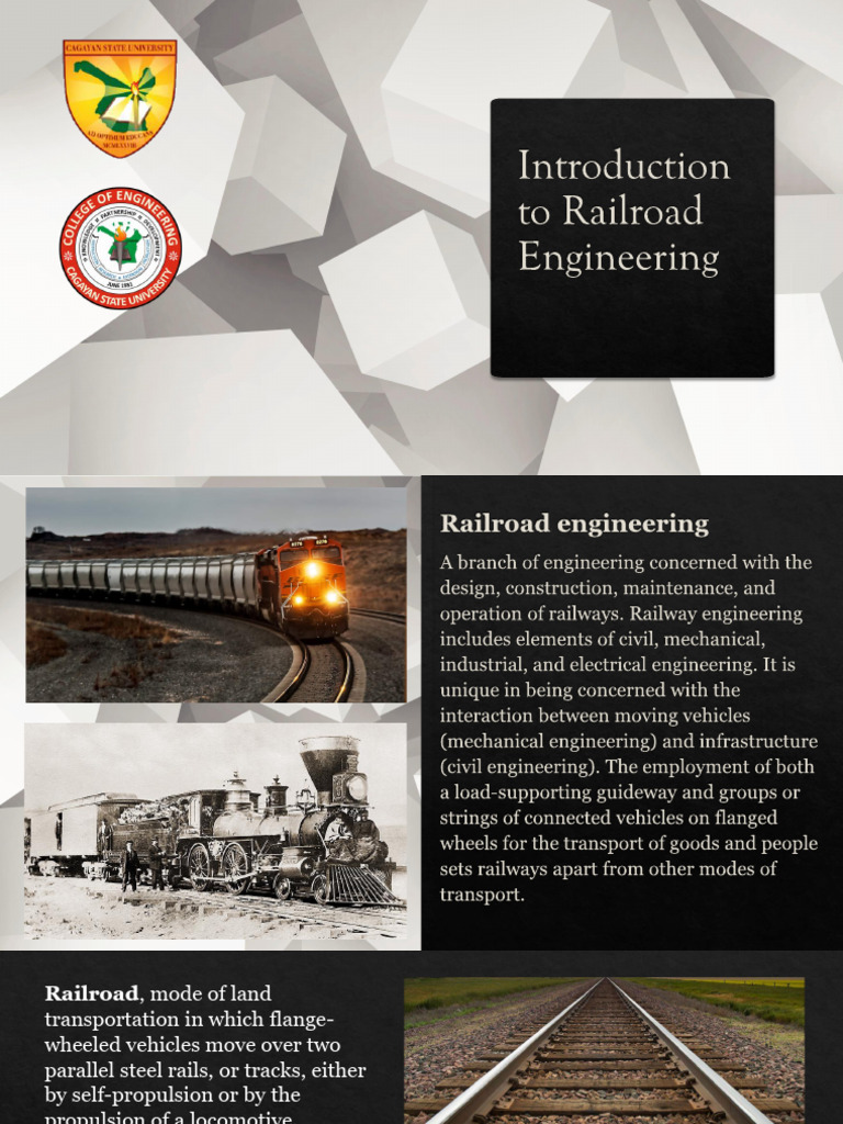 Introduction To Railroad Engineering | PDF | Rail Transport | Locomotives