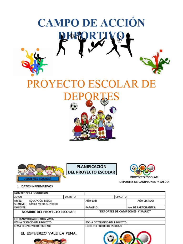 Proyecto de Deportes | PDF | Reglas y regulaciones deportivas ...