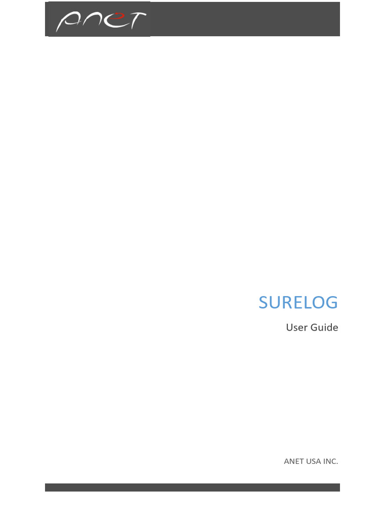 SureLog Use GUIDE - 2023 | PDF | Computer Network | Login