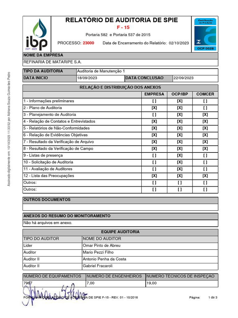 (23000) ACELEN REFMAT - Spie | PDF | Sindicato | Entrevista
