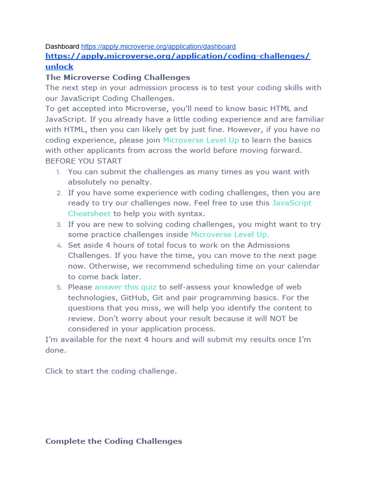 Stage 3 Micro Coding Challenge Pdf Computer Programming Java Script