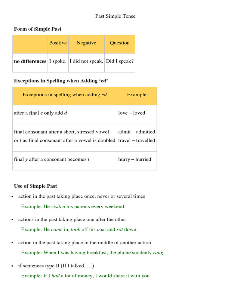 Past Simple and Continuous Tense Guide | PDF | Linguistics | Grammar