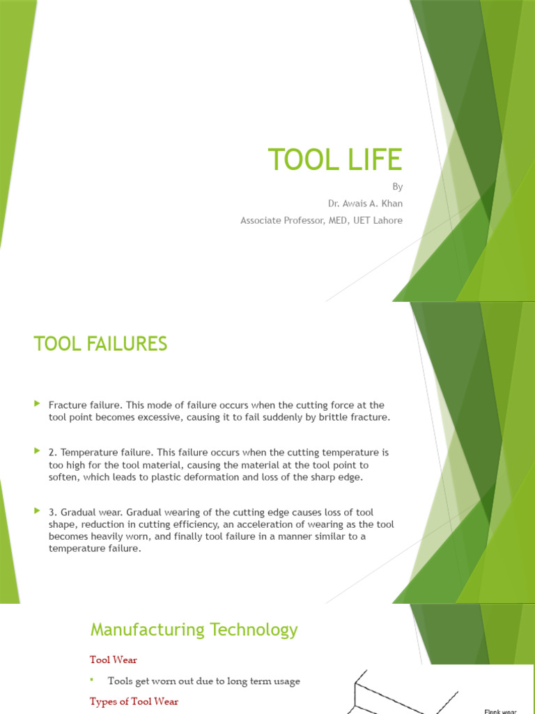 Tool Life | PDF | Wear | Industrial Processes