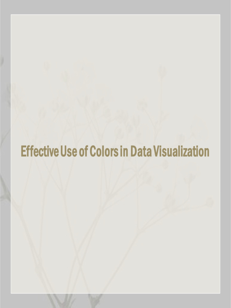 Colors in Data Visualization 1679929864 | PDF | Color | Brand