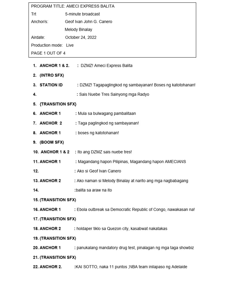 Media Broadcasting Copy 2 | PDF