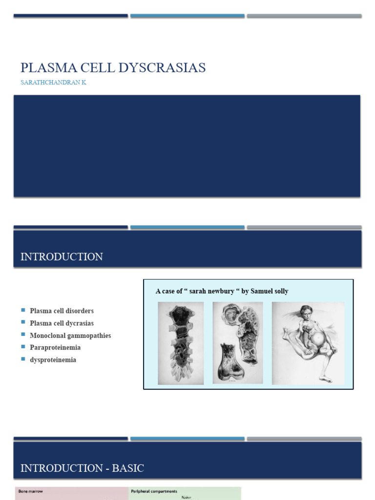 Overview of Plasma Cell Dyscrasias | PDF | Multiple Myeloma | Antibody