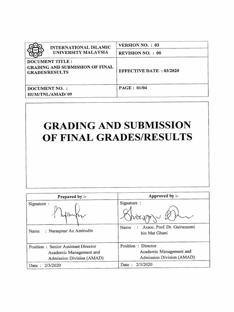 Iium TNL Amad 09 | PDF
