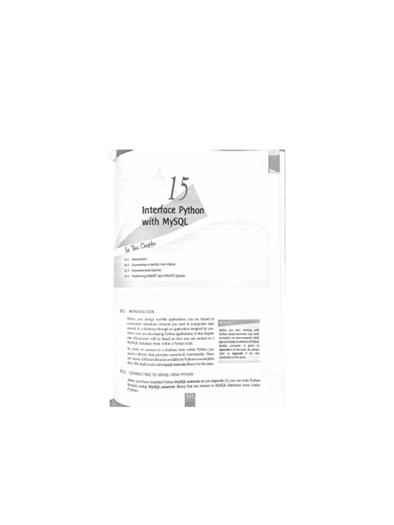 Python Interface With SQL | PDF Python Interface With SQL | PDF