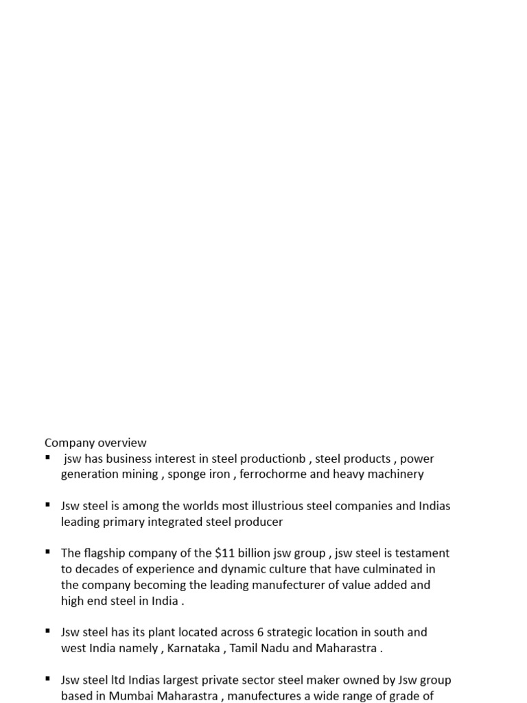 JSW B2B Case Study | PDF