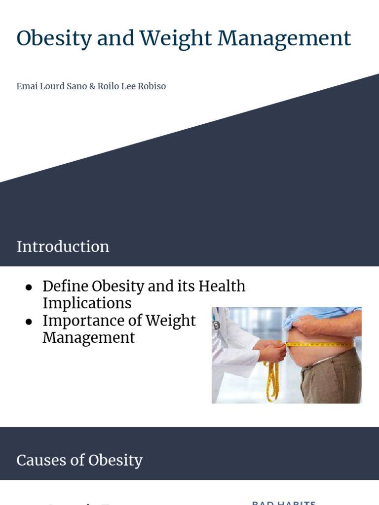 Obesity and Weight Management | PDF