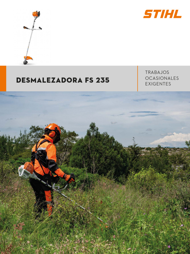 Desmalezadora Stihl FS 235: Especificaciones | PDF | Tecnología de ...