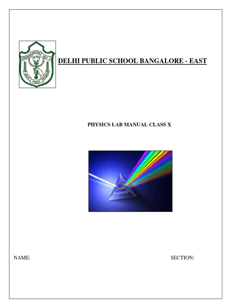 Grade X Physics Lab Manual 2022 | PDF | Series And Parallel Circuits ...