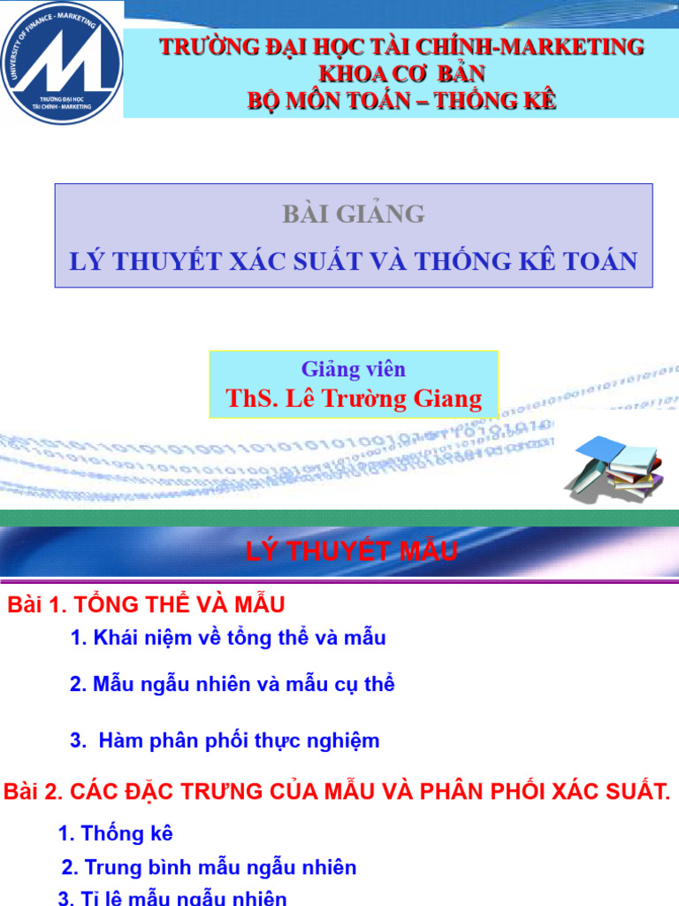 Chuong 4 1. Ly Thuyet Mau | PDF