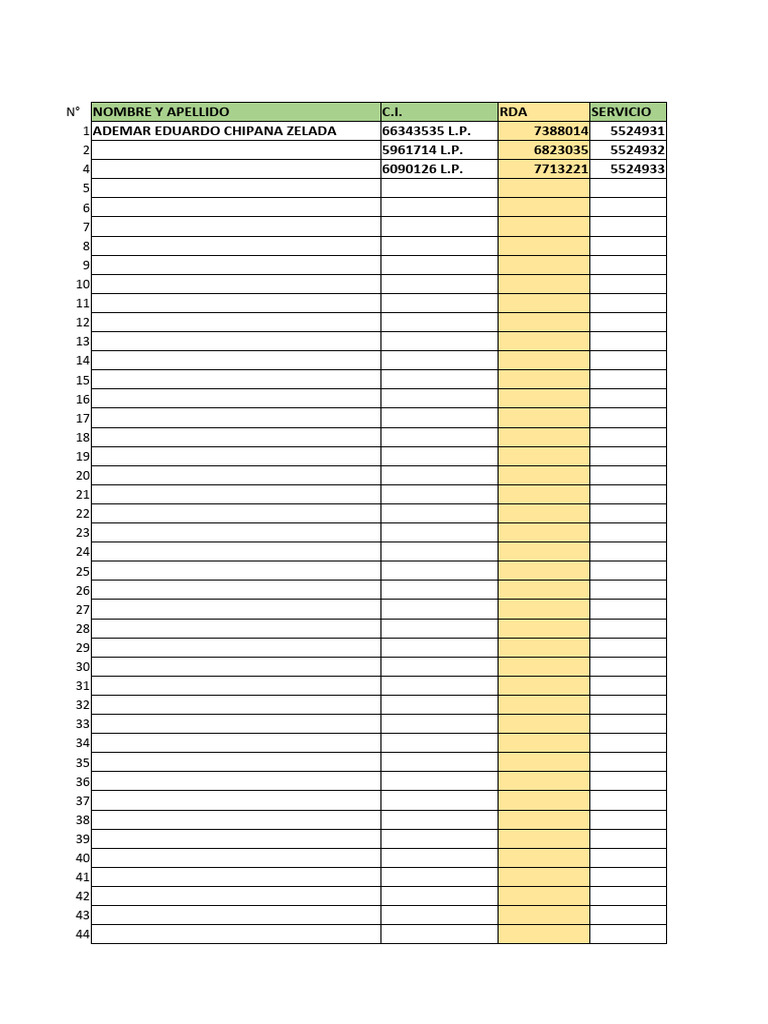 Hoja Conc-Trab | PDF