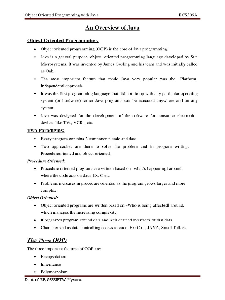 Java Module 1 Pdf Data Type Class Computer Programming