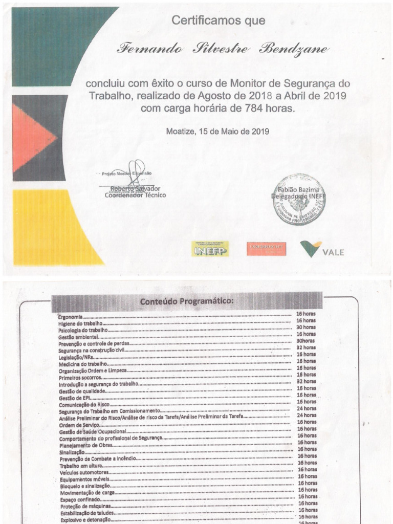 Certificado de HST | PDF