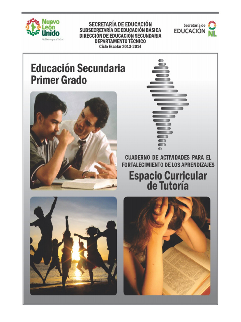 Cuadernillo de Actividades de Tutoría | PDF | Aprendizaje | Educación ...