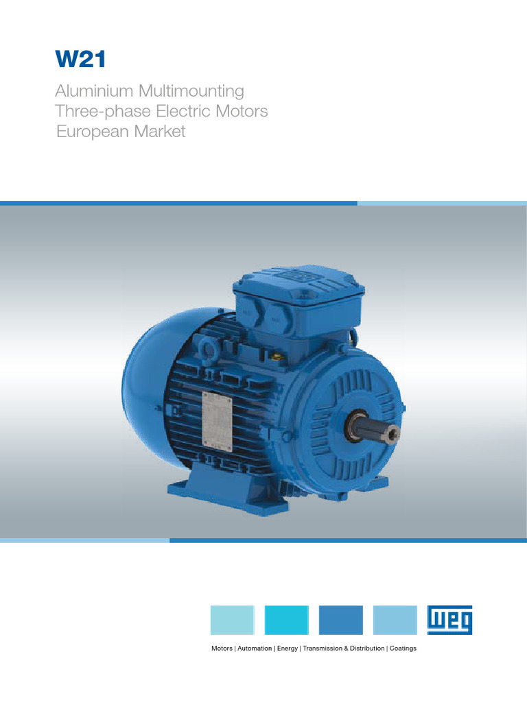 Catálogo Motores W21 General 2021 | Download Free PDF | Electric Motor ...
