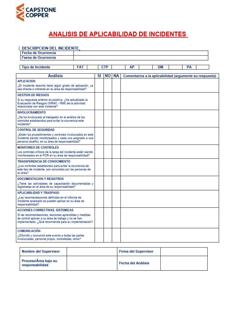 Analisis de Aplicabilidad | PDF