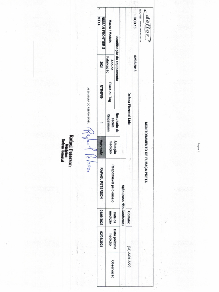 Item 9 - Teste de Opacidade | PDF