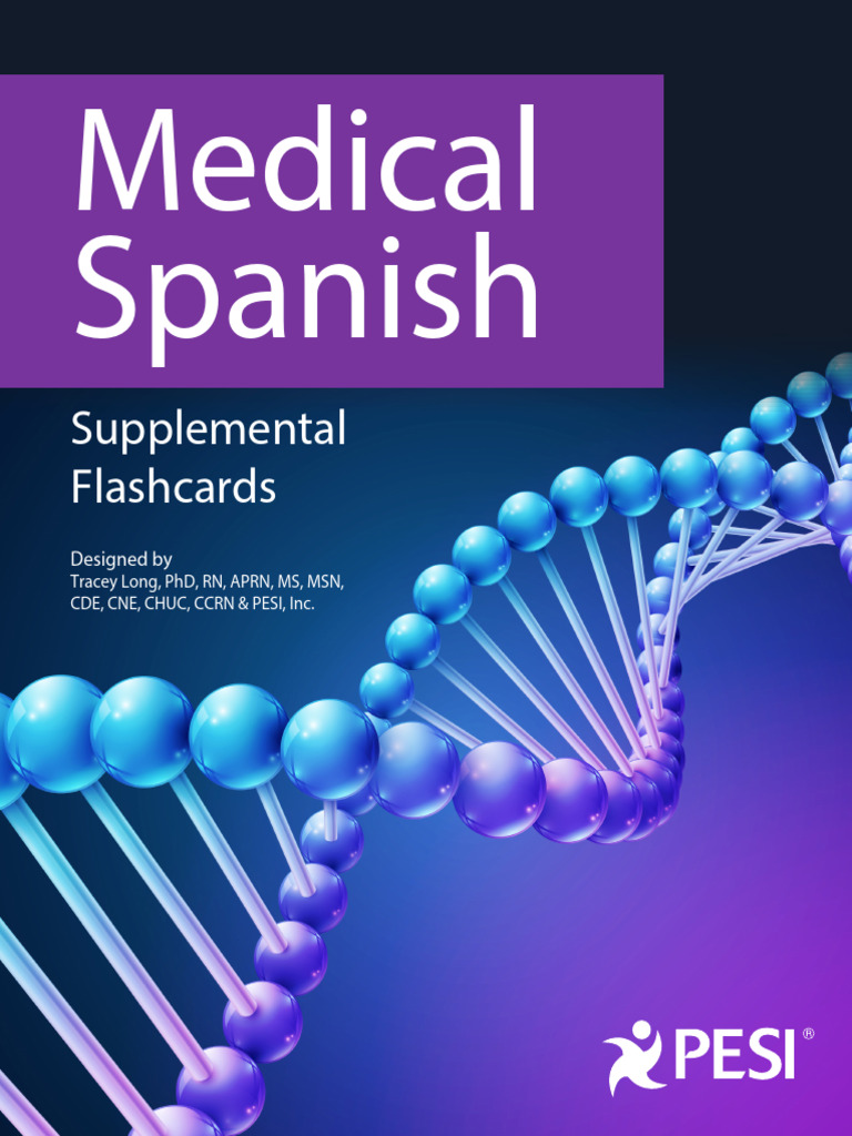 Spanish Flashcards | PDF | Clinical Medicine | Public Services