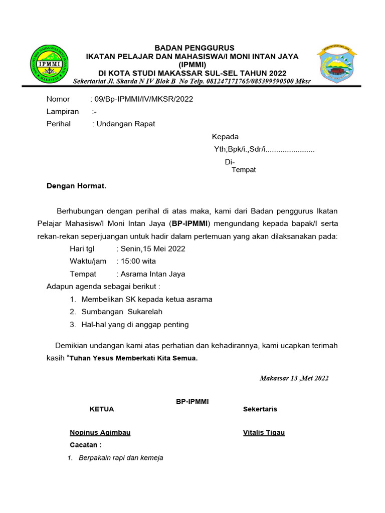 Undangan - Copy - 4 | PDF