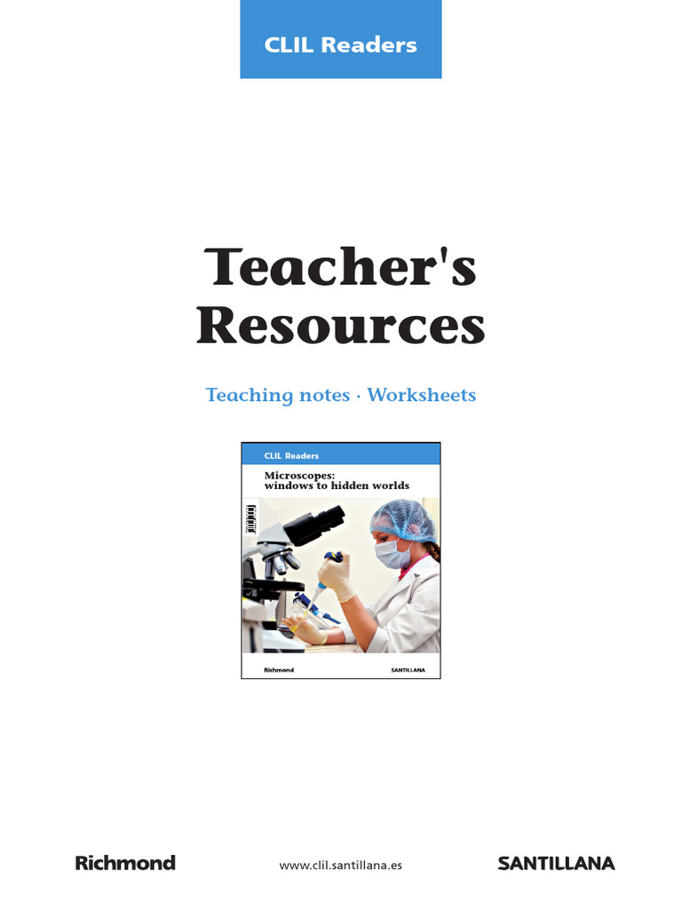CLIL Readers 3 Microscopes Resources | PDF | Microscope | Reading Comprehension