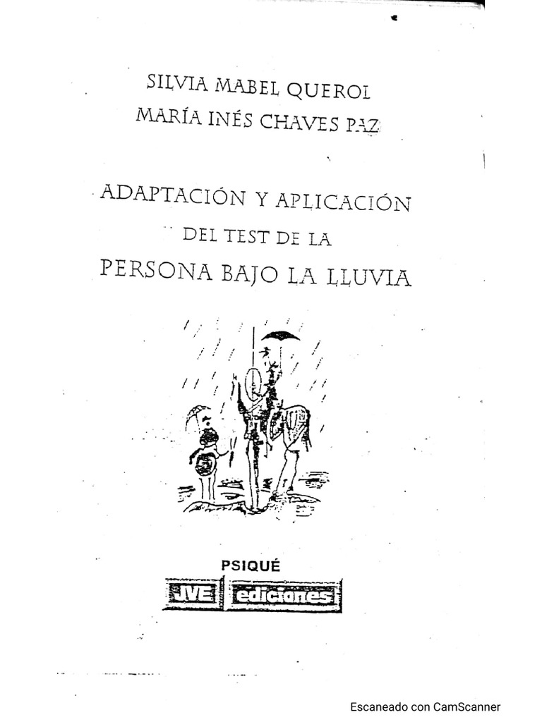Manual Del Test de La Persona Bajo La Lluvia | PDF