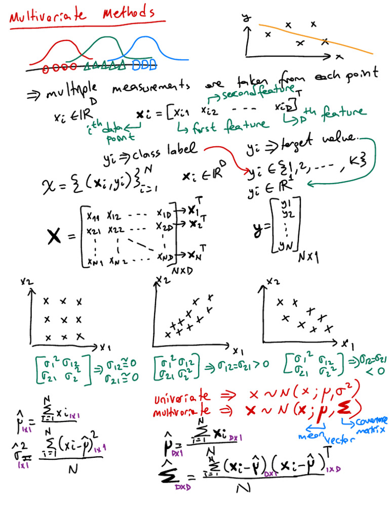 Lecture 05 - Multivariate Methods | PDF | Algebra | Abstract Algebra
