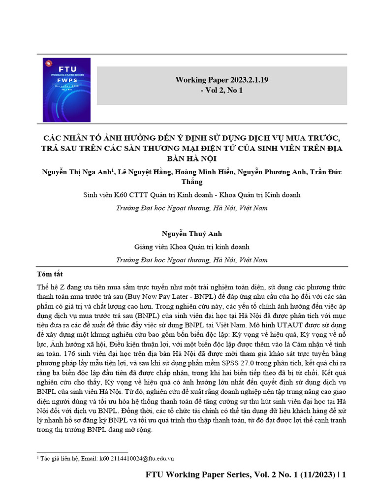 FWPS Vol 2 No 1 Paper 19 | PDF