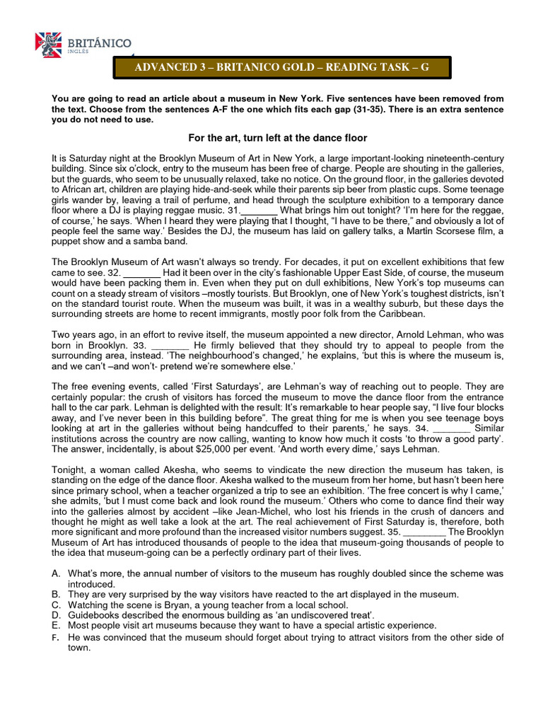 Ad3 Britanico Gold RT Sep 2021 | PDF | Museum