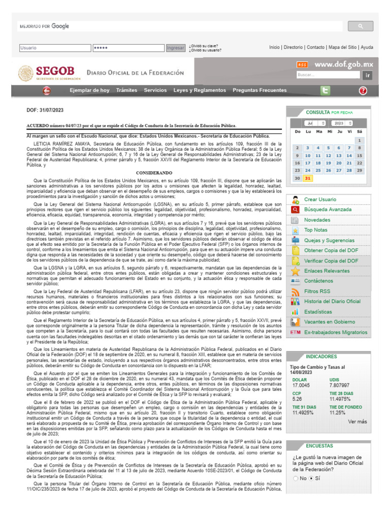 Codigo de Conducta - Sep | PDF | Acoso sexual | Administración Pública