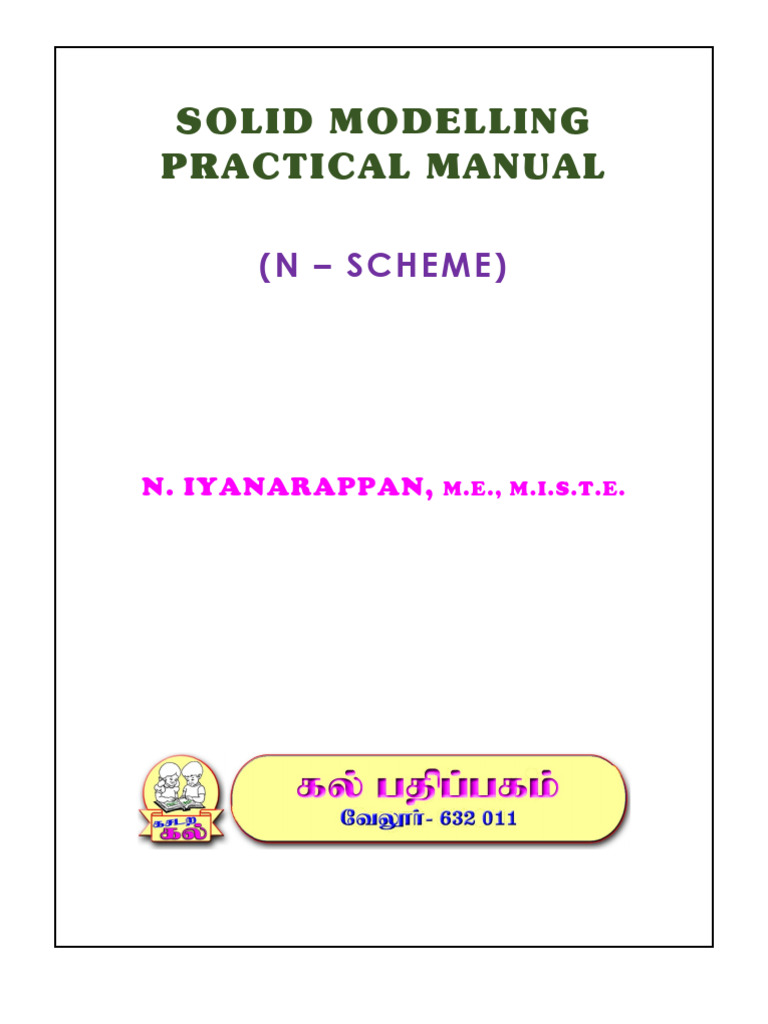 Solid Modelling Practical Manual | PDF | Computer Aided Design | Line ...