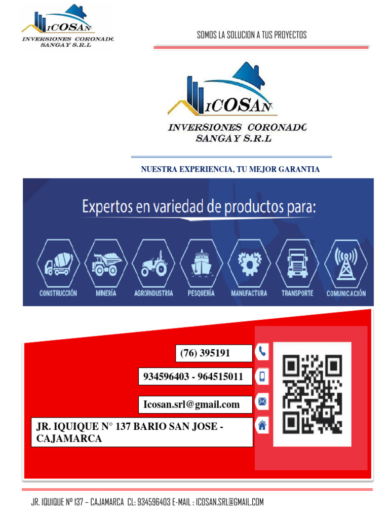 Brochure Icosan | PDF | Business | Negocios económicos