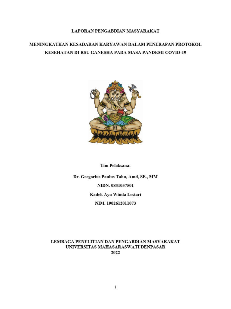 Laporan KKN Alternatif - Kadek Ayu Winda Lestari | PDF