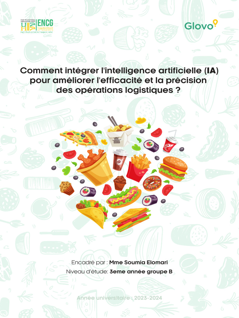 Rapport Marketing (GLOVO) | PDF | Intelligence artificielle | Intelligence (IA) et sémantique