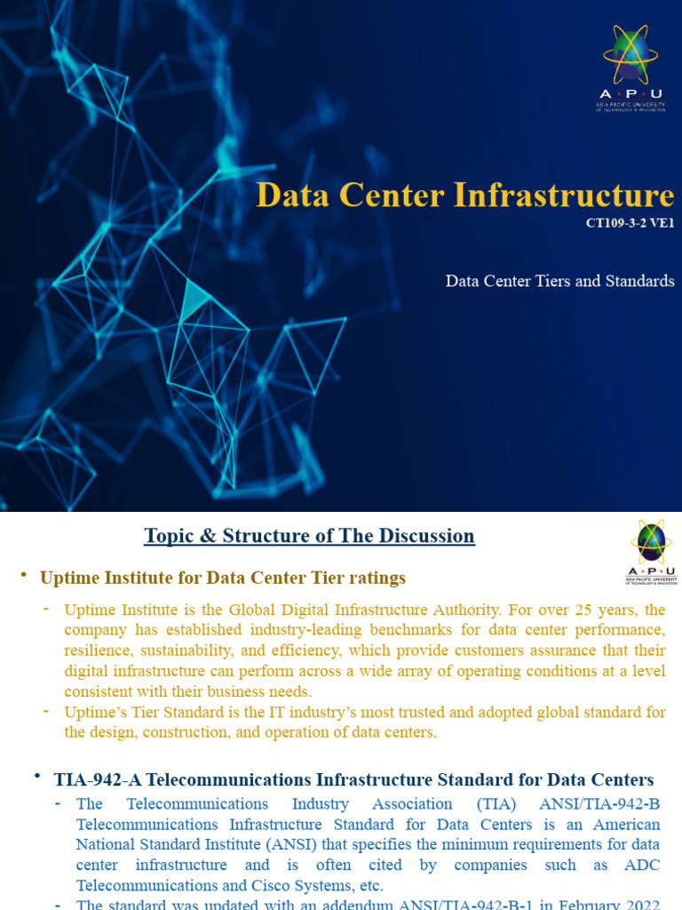 02 - Introduction To Data Center Tiers and Standards | PDF | Data Center | Fault Tolerance