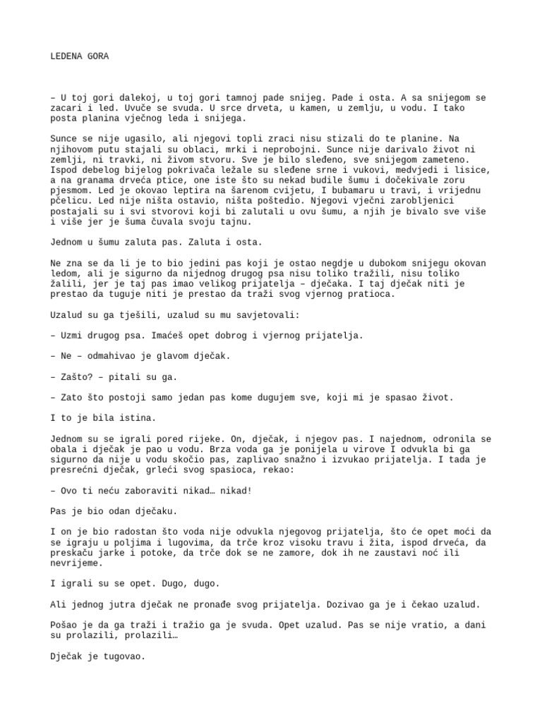 Ledena Gora | PDF