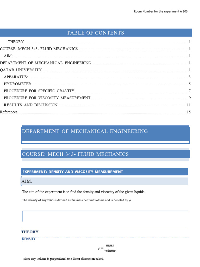 Density and Viscosity (2) (Recovered) | PDF | Viscosity | Shear Stress