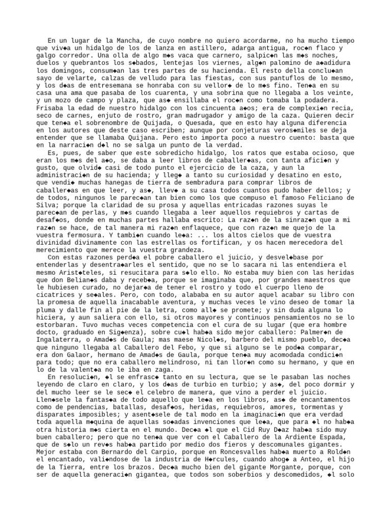 En Un Lugar de La Mancha | PDF