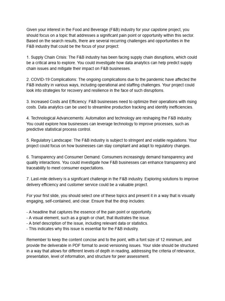 Peer-Graded Assignment - Peer Review | PDF | Supply Chain | Analytics