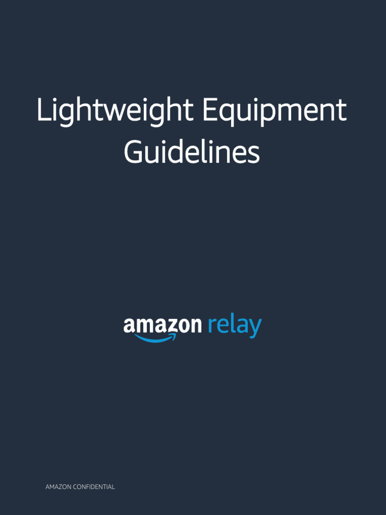 Lightweight Equipment Guidelines 2209 EN | Download Free PDF | Truck ...
