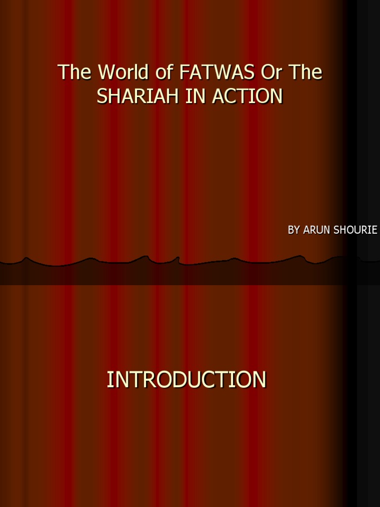 The World of FATWAS | PDF | Fatwa | Sharia