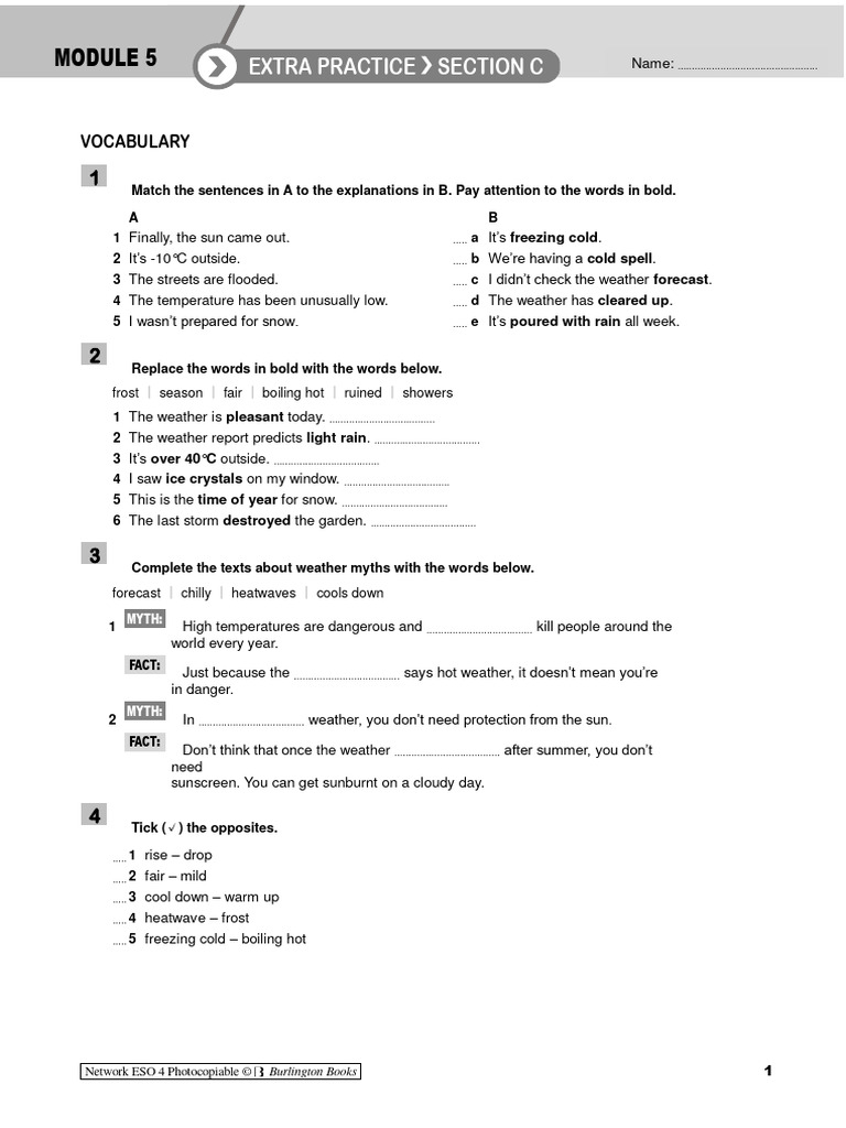 03network4 XPrac Mod5C | PDF | Weather | Weather Forecasting